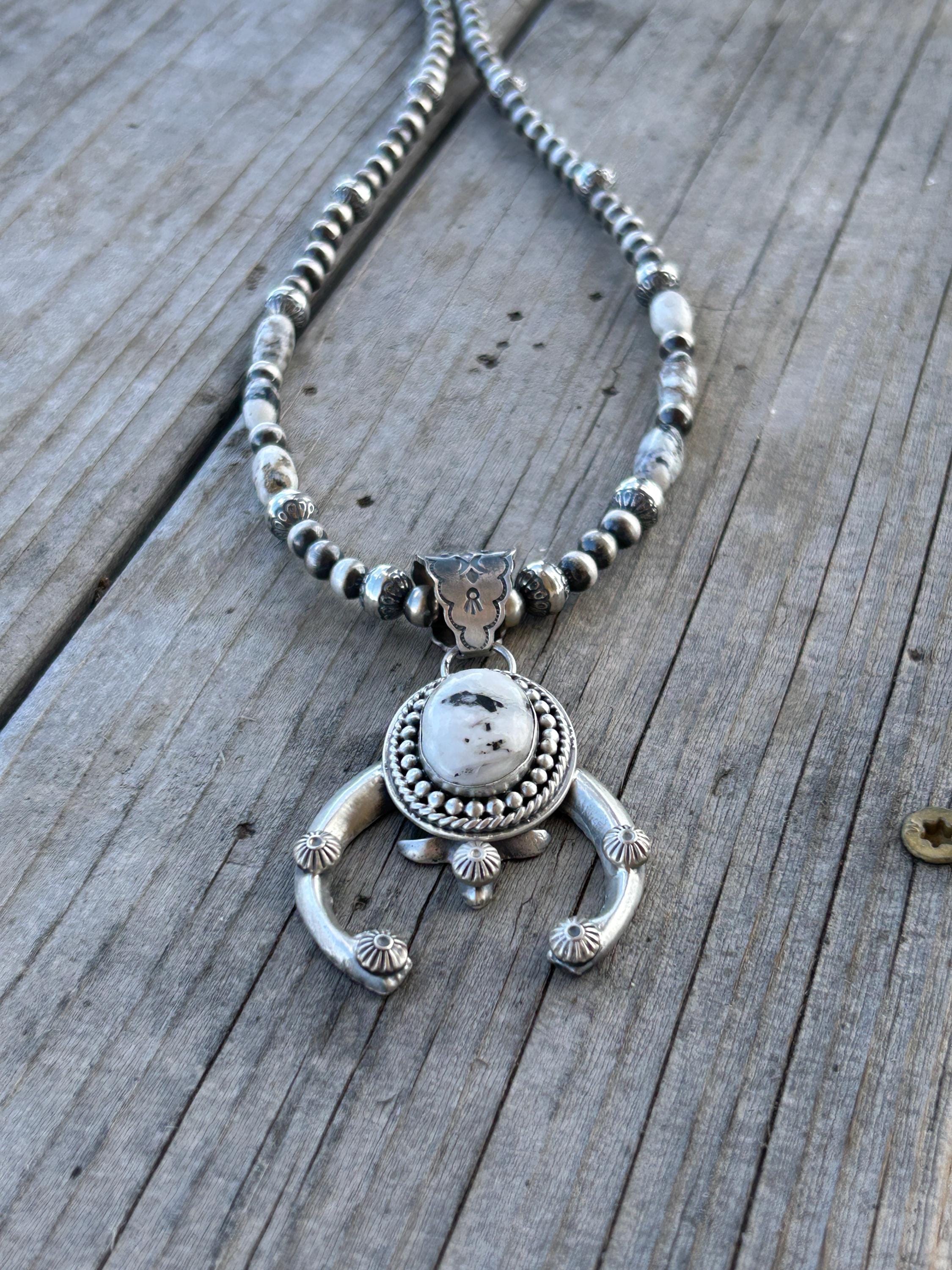 White Buffalo Necklace E386 - Etsy