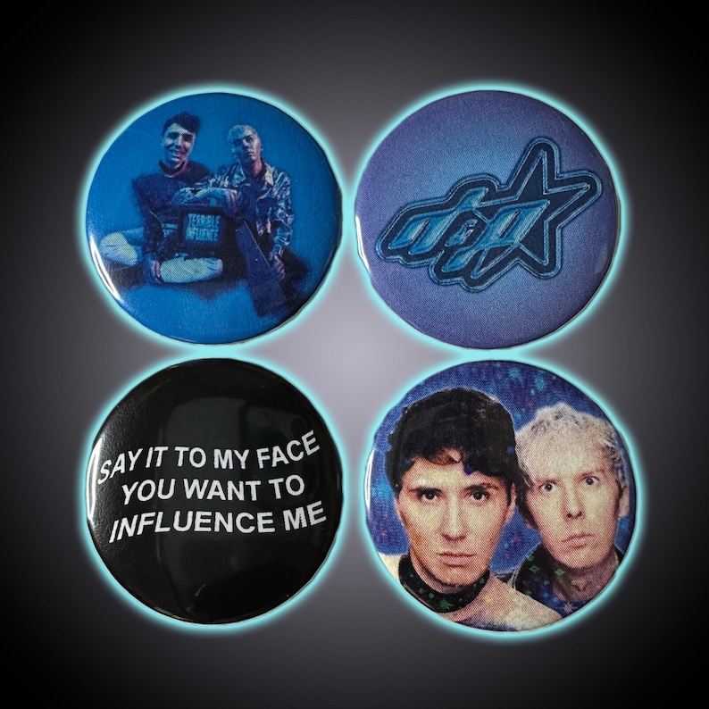 Dan and Phil Inspired Pins - SETS OF 4 - Etsy