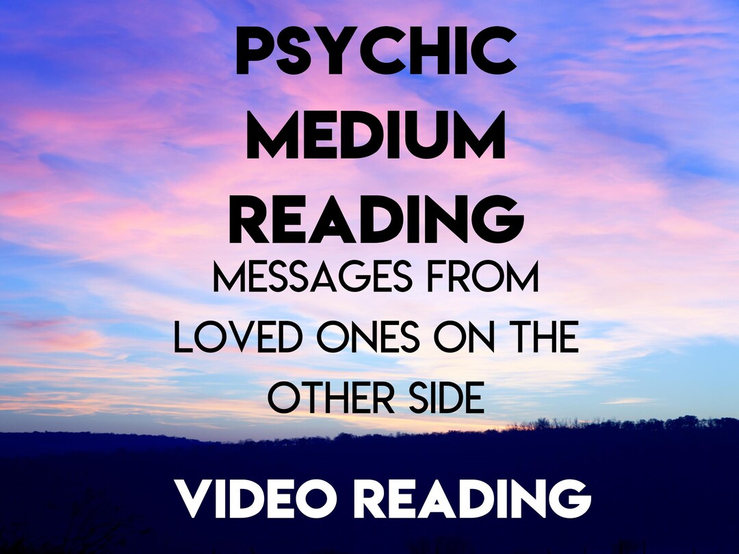 Psychic Medium Tarot Reading Clairvoiyant Messages From Crossed Over Loved Ones - Etsy