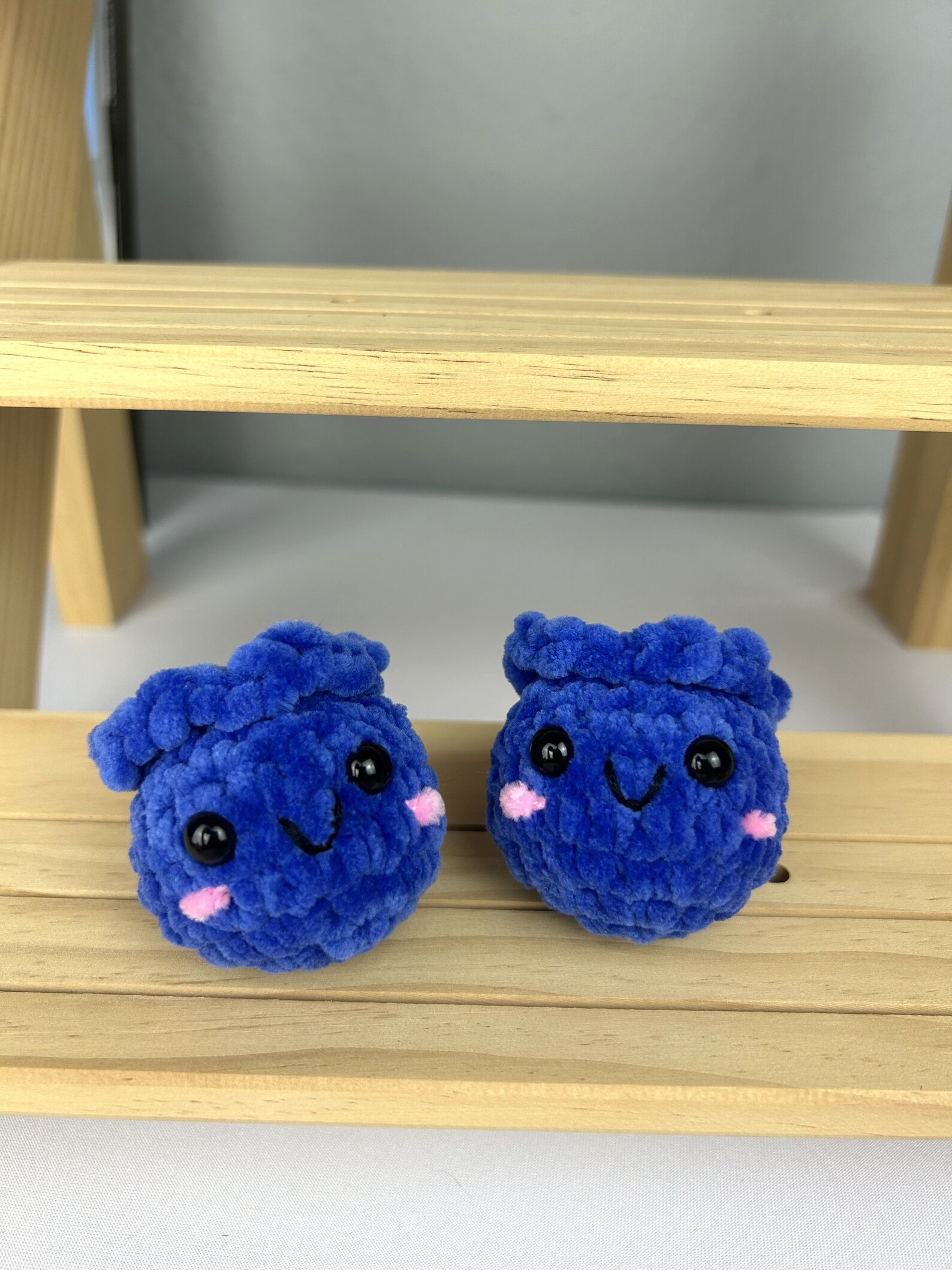 Crochet Blueberry Keychain/plushie | Super Soft | Fruit Amigurumi - Etsy