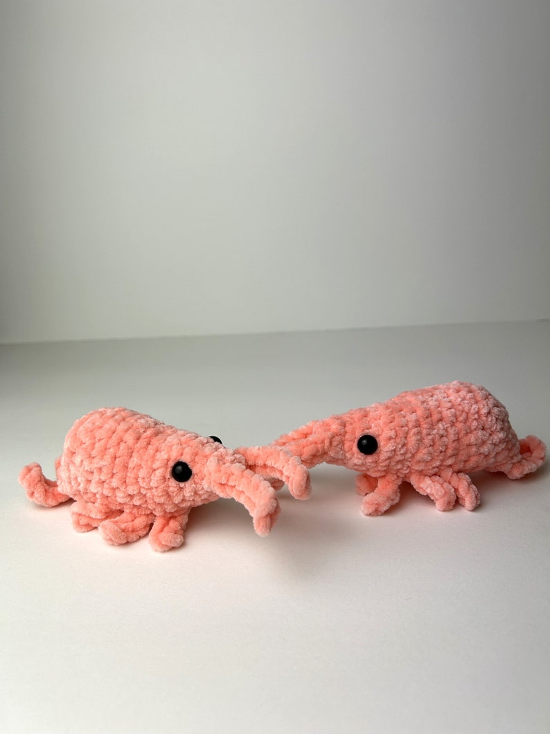 Crochet Shrimp | Shrimp Amigurumi | Super Soft Plushie - Etsy