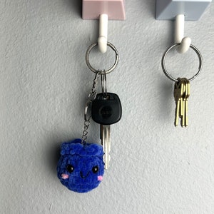 Crochet Blueberry Keychain/plushie | Super Soft | Fruit Amigurumi - Etsy