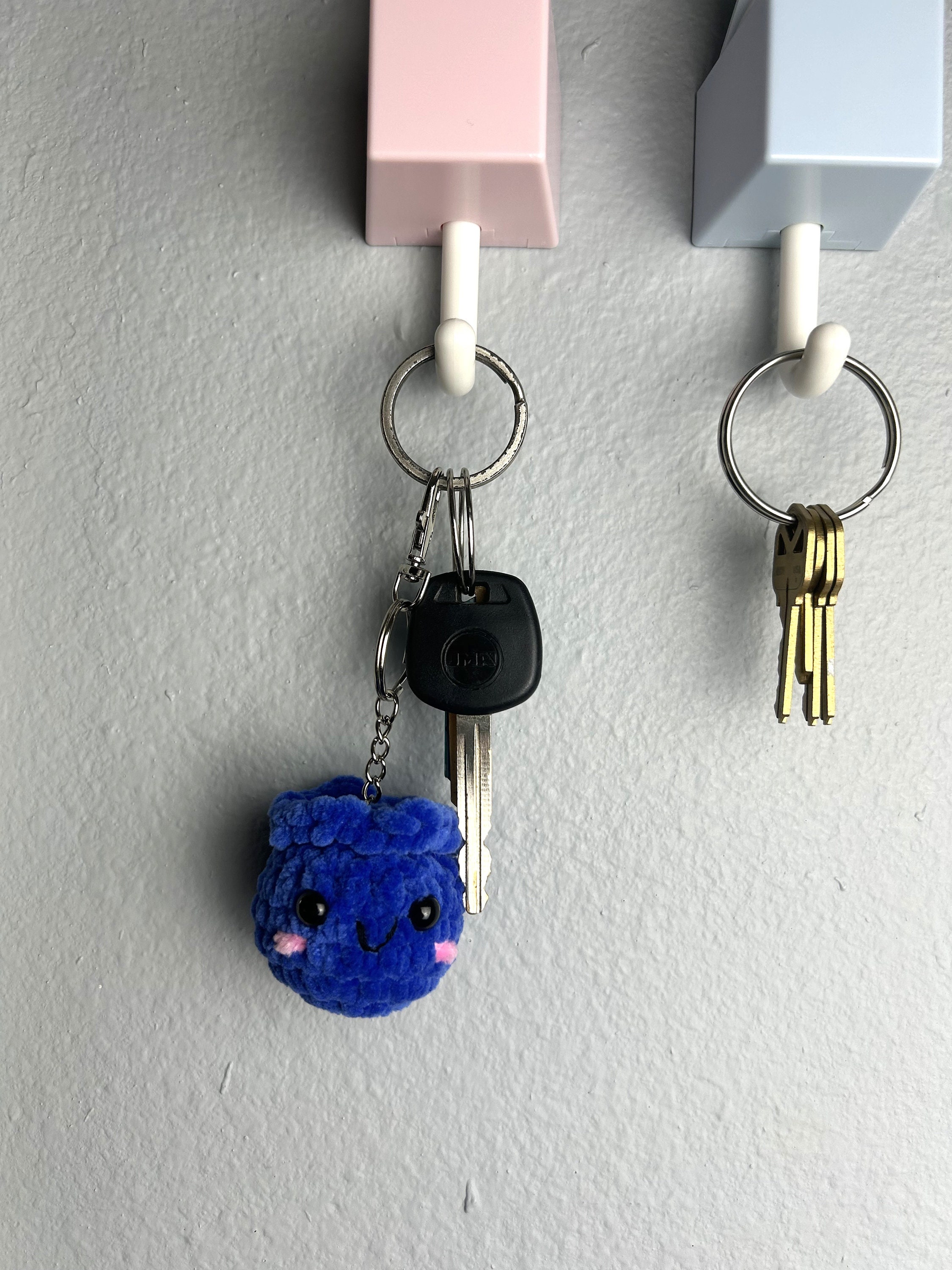 Crochet Blueberry Keychain/plushie | Super Soft | Fruit Amigurumi - Etsy