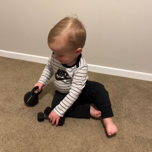 Mini Baby Weight SET Perfect for Fitness Lovers and Baby - Etsy