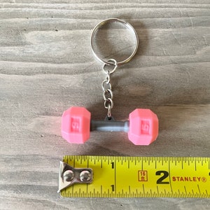 Dumbbell Keychain, Perfect for Weight Lifters and Health and Fitness ...