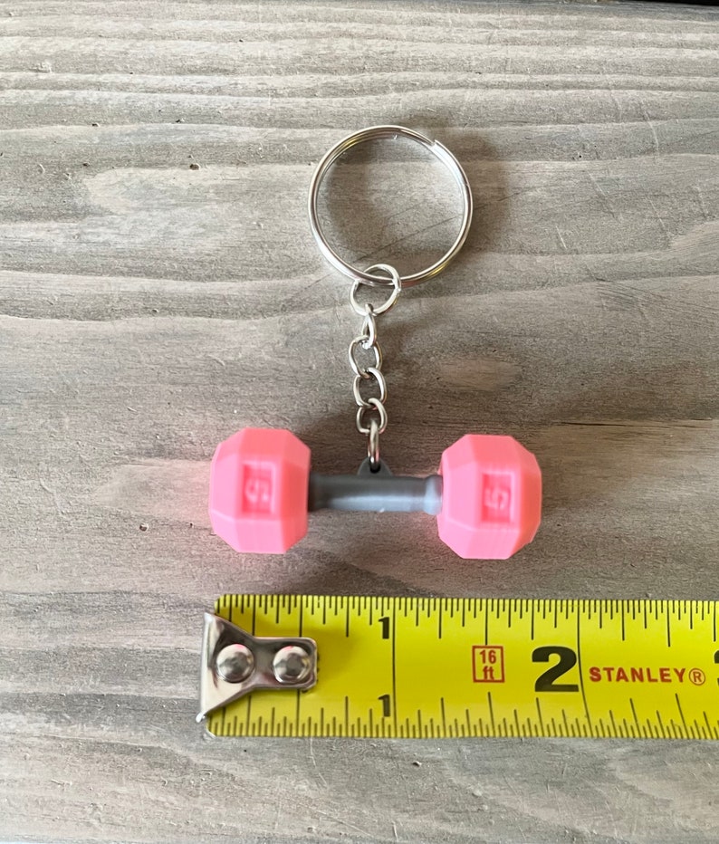 Dumbbell Keychain, Perfect for Weight Lifters and Health and Fitness ...