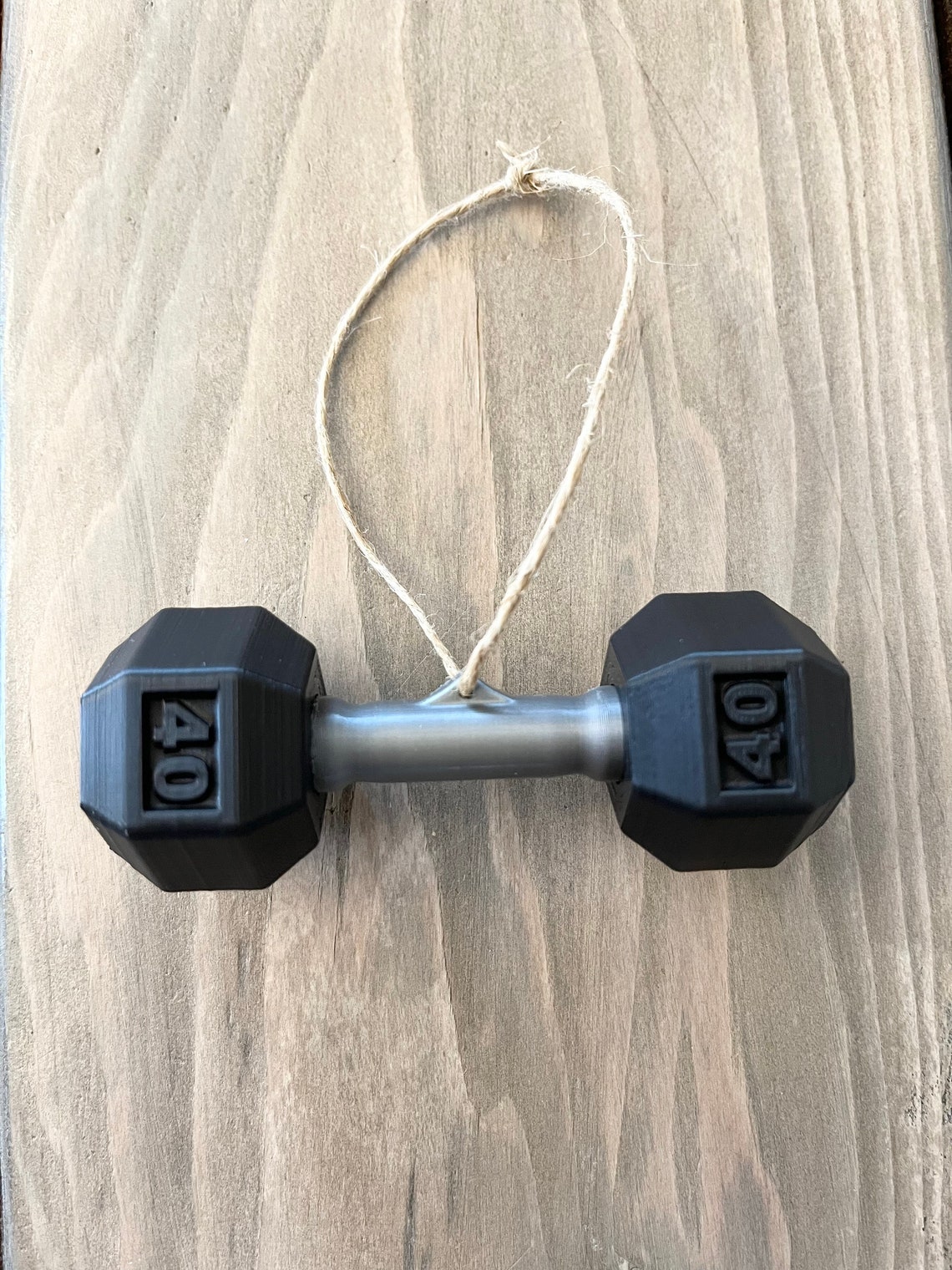 Dumbbell Ornament 3D Printed Perfect for Fitness Lovers - Etsy