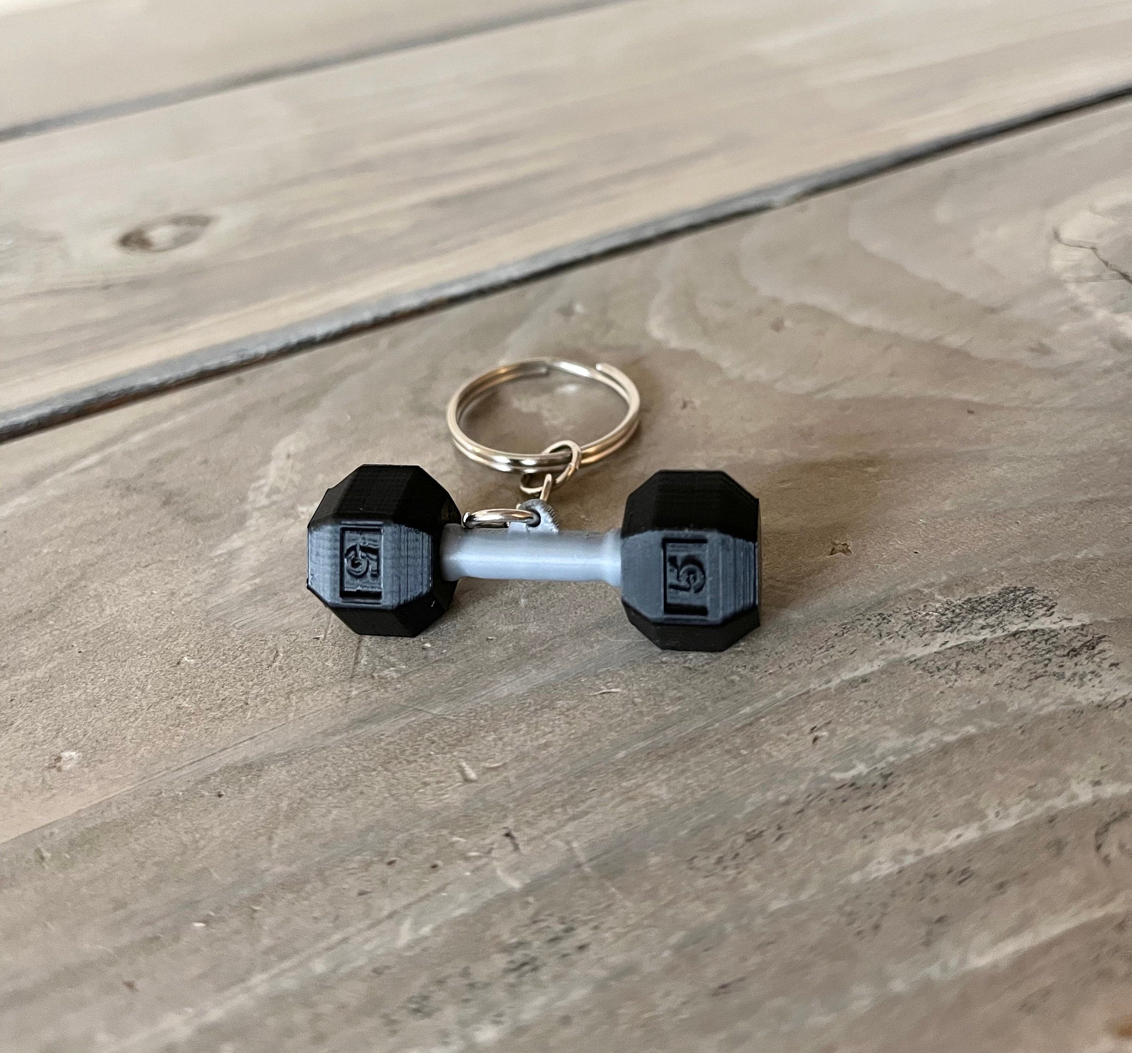 Dumbbell Keychain, Perfect for Weight Lifters and Health and Fitness ...