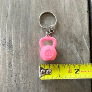Kettlebell Keychain, Perfect for Weight Lifters and Health and Fitness ...
