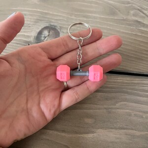 Dumbbell Keychain, Perfect for Weight Lifters and Health and Fitness ...