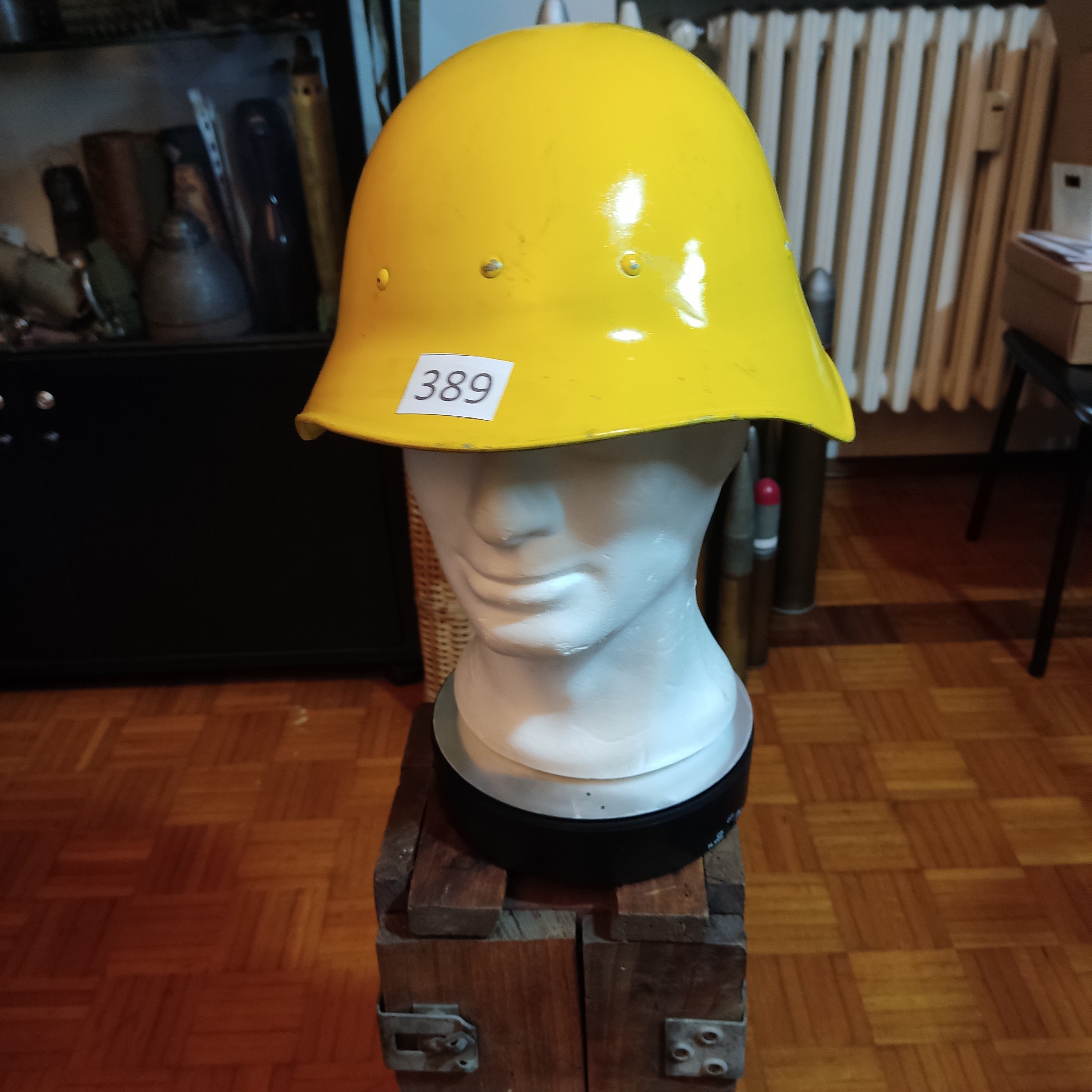 Swiss Helmet in Aluminum for Civil Defense Airsoft, Reenactor Swiss ...
