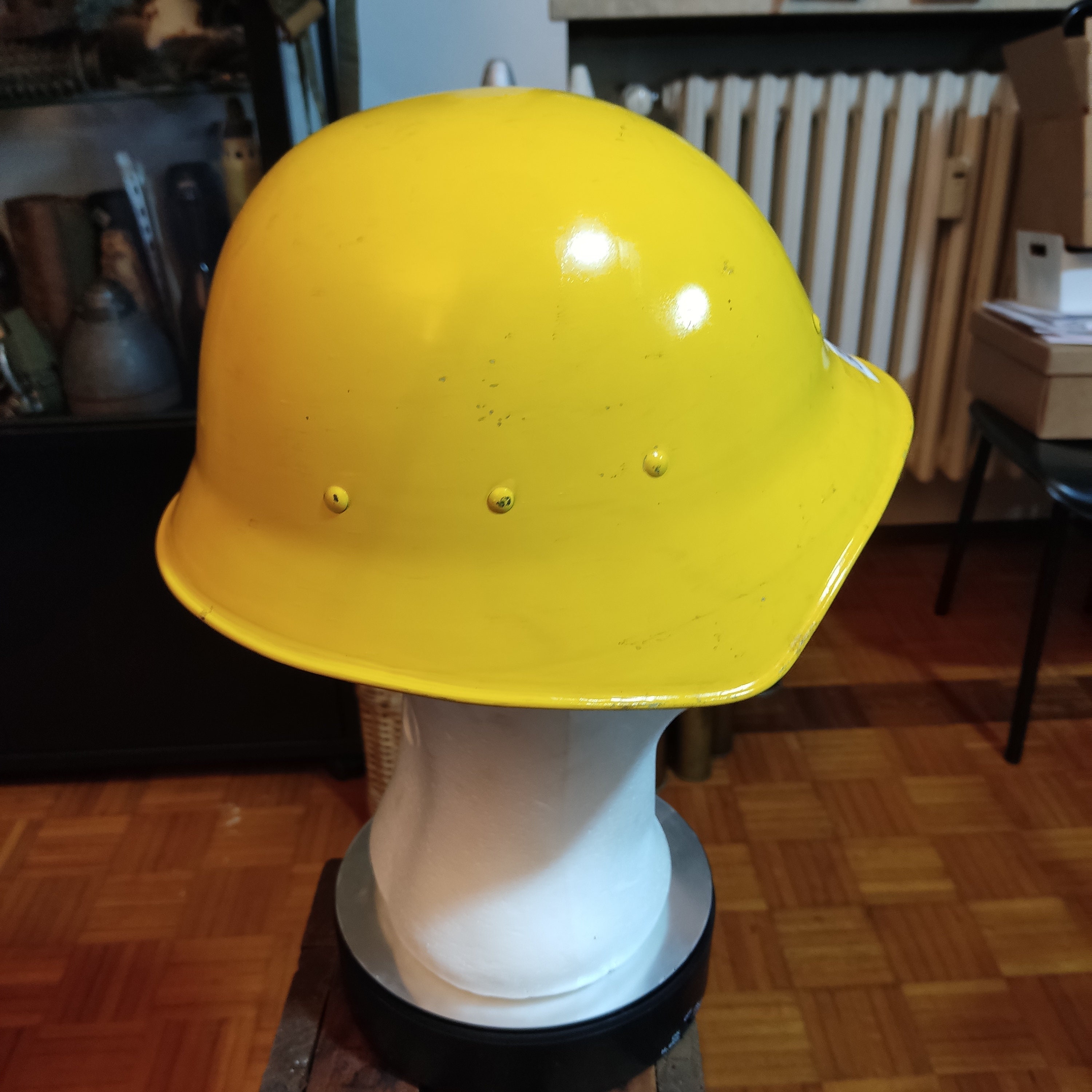 Swiss Helmet in Aluminum for Civil Defense Airsoft, Reenactor Swiss ...