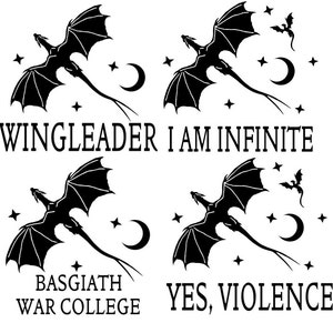 Fourth Wing Basgiath War College Decal Car Decal Phone Sticker Laptop ...