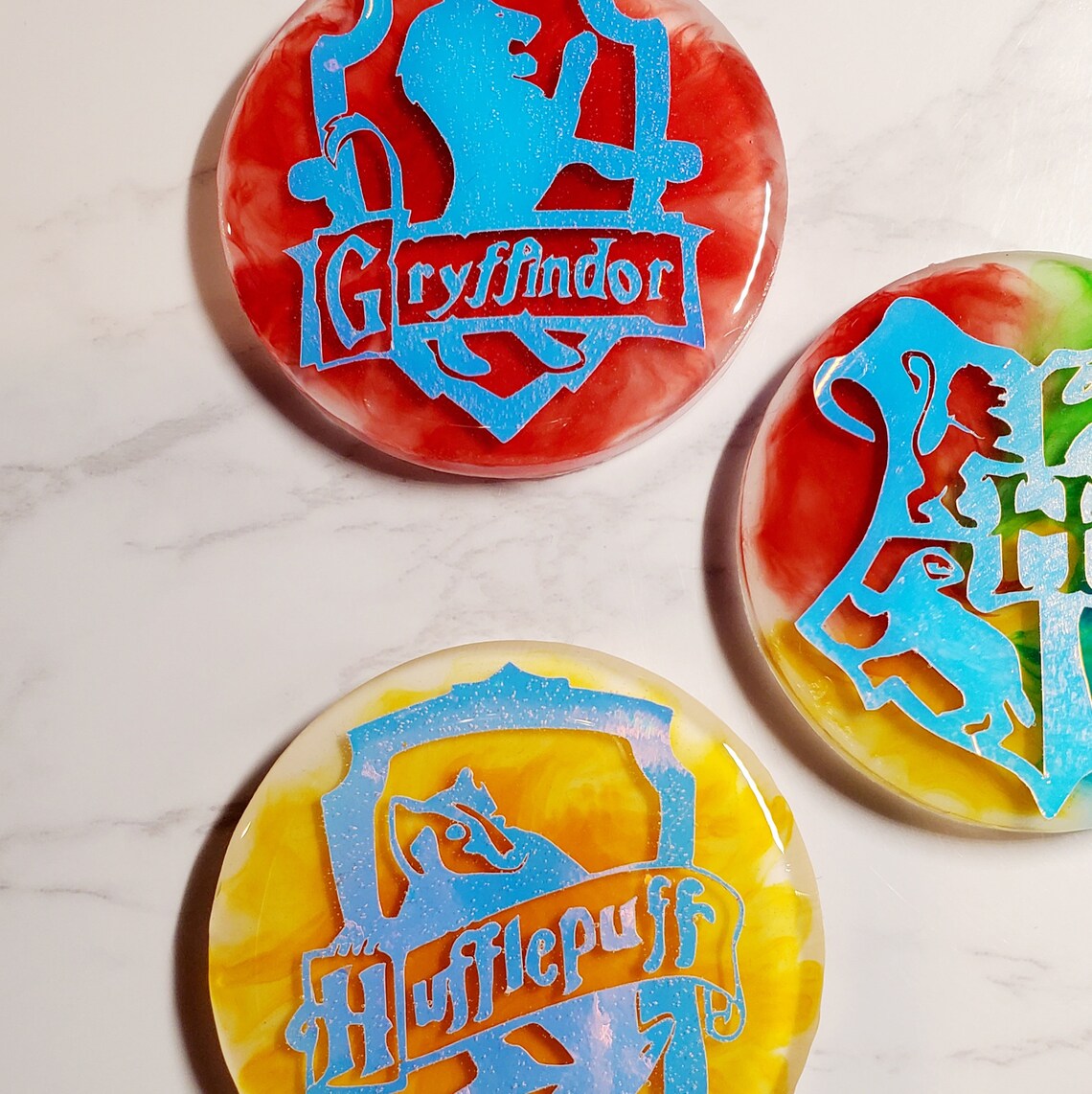 Wizard School's Crest and Colors Phone Grip or Badge | Etsy