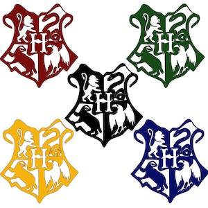 Wizard School Crest Emblem Decal Car Decal Phone Sticker Laptop Decal ...