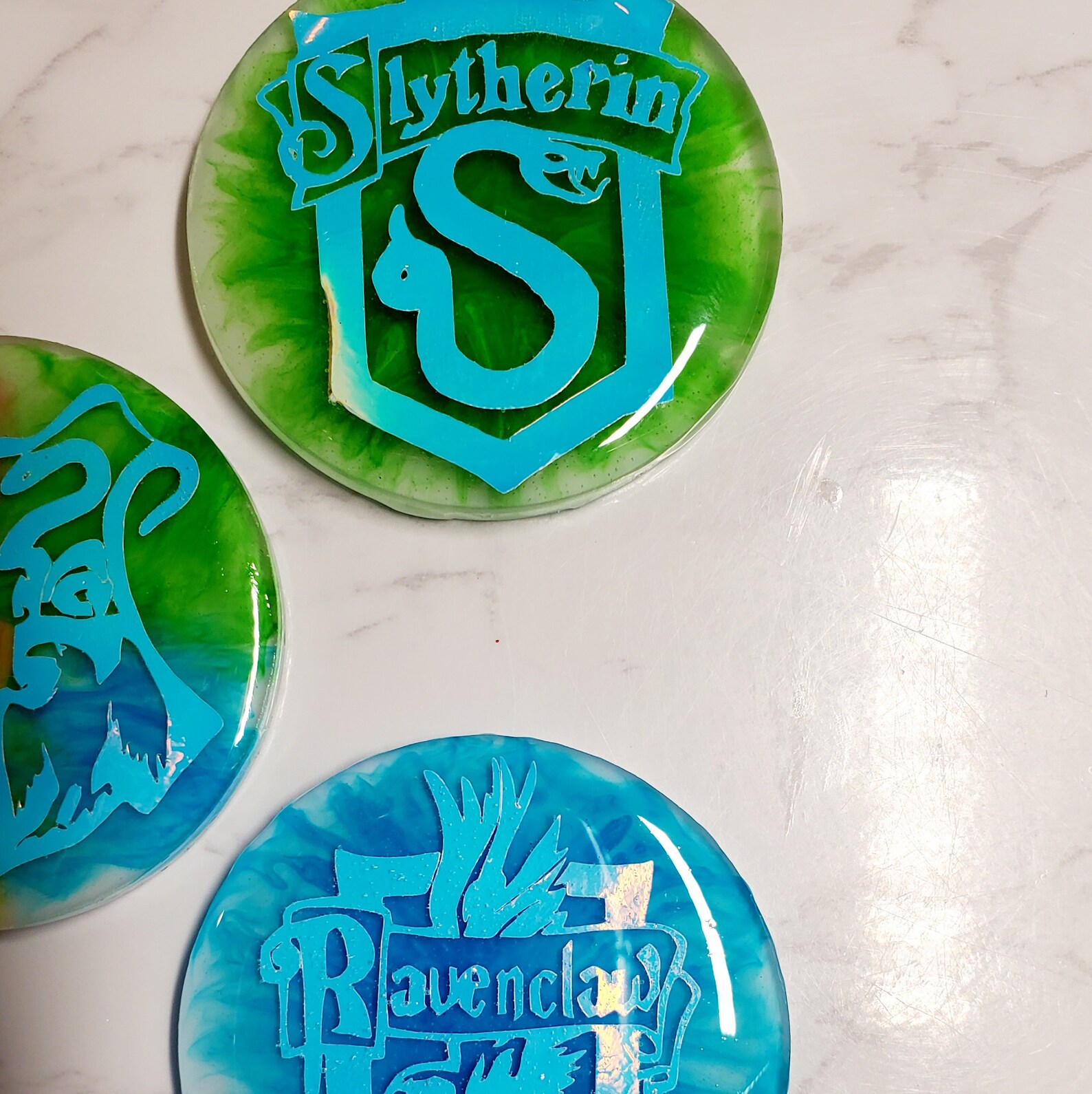 Wizard School's Crest and Colors Phone Grip or Badge | Etsy