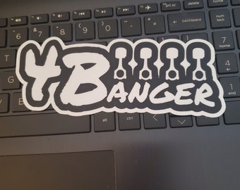 4 Cylinder Sticker - Etsy