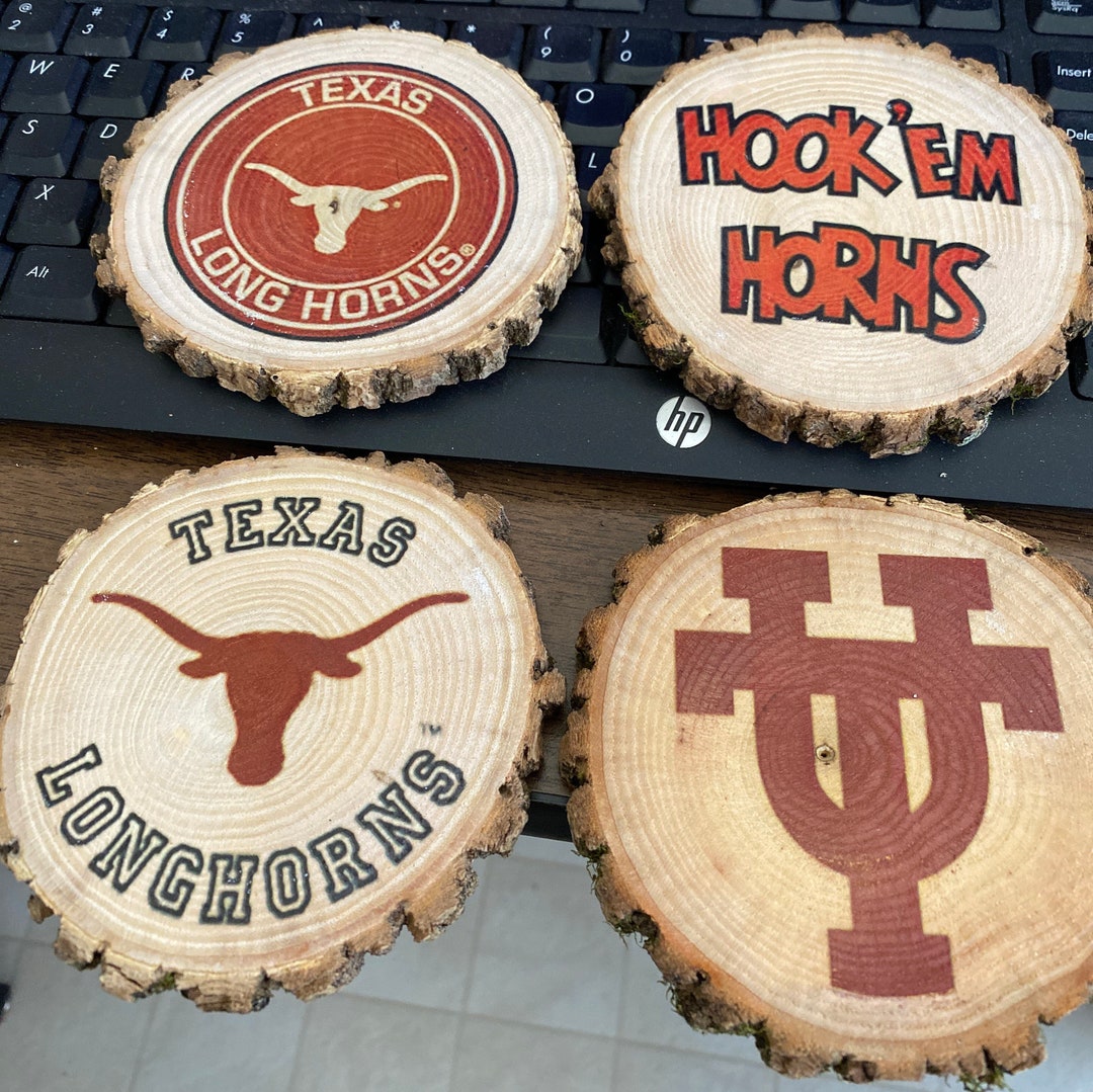 UT Coasters Set of 4 - Etsy