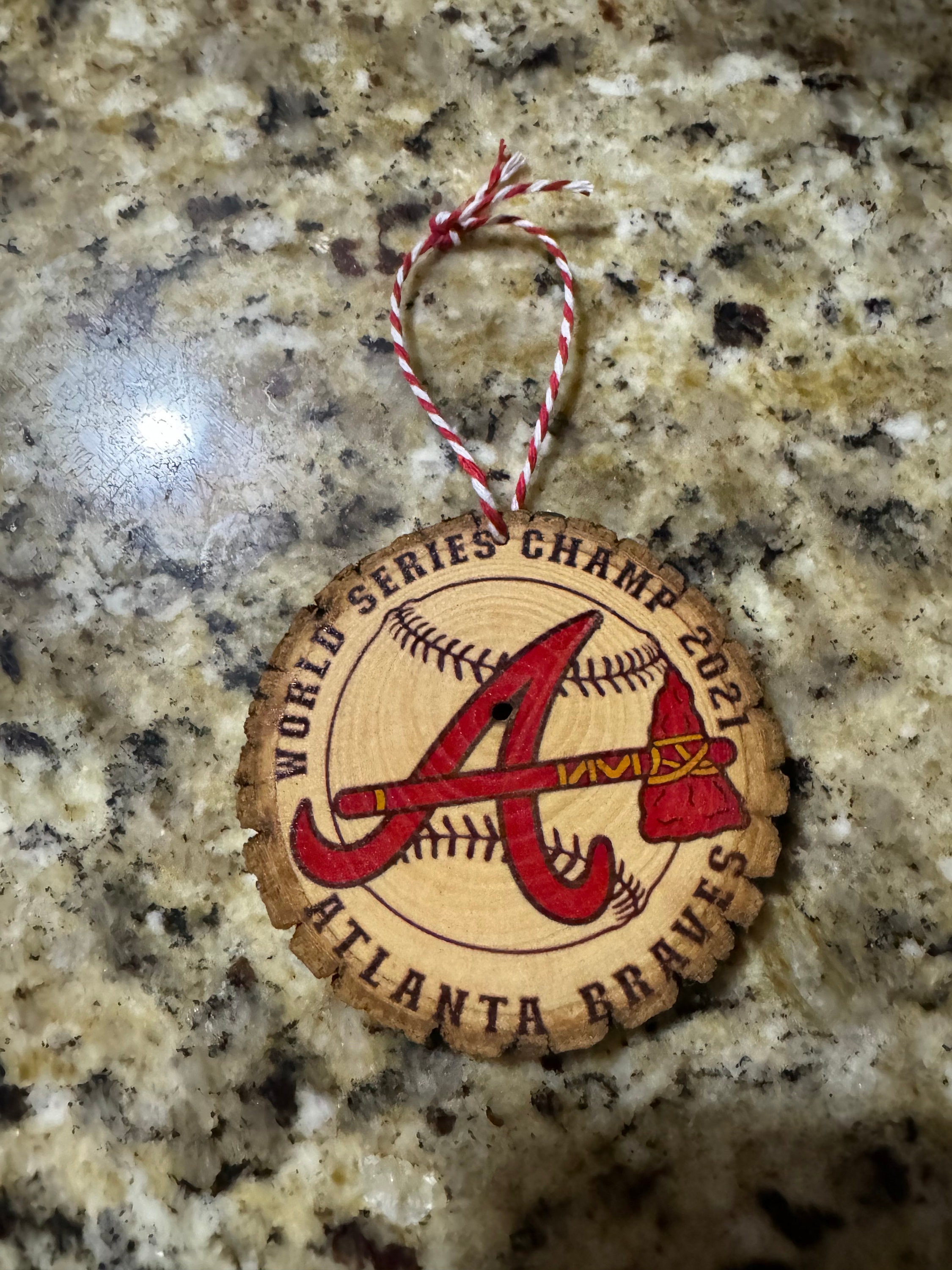 Atlanta Braves World Series Mini Ornament - Etsy
