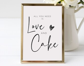 Love Cake Sign - Etsy