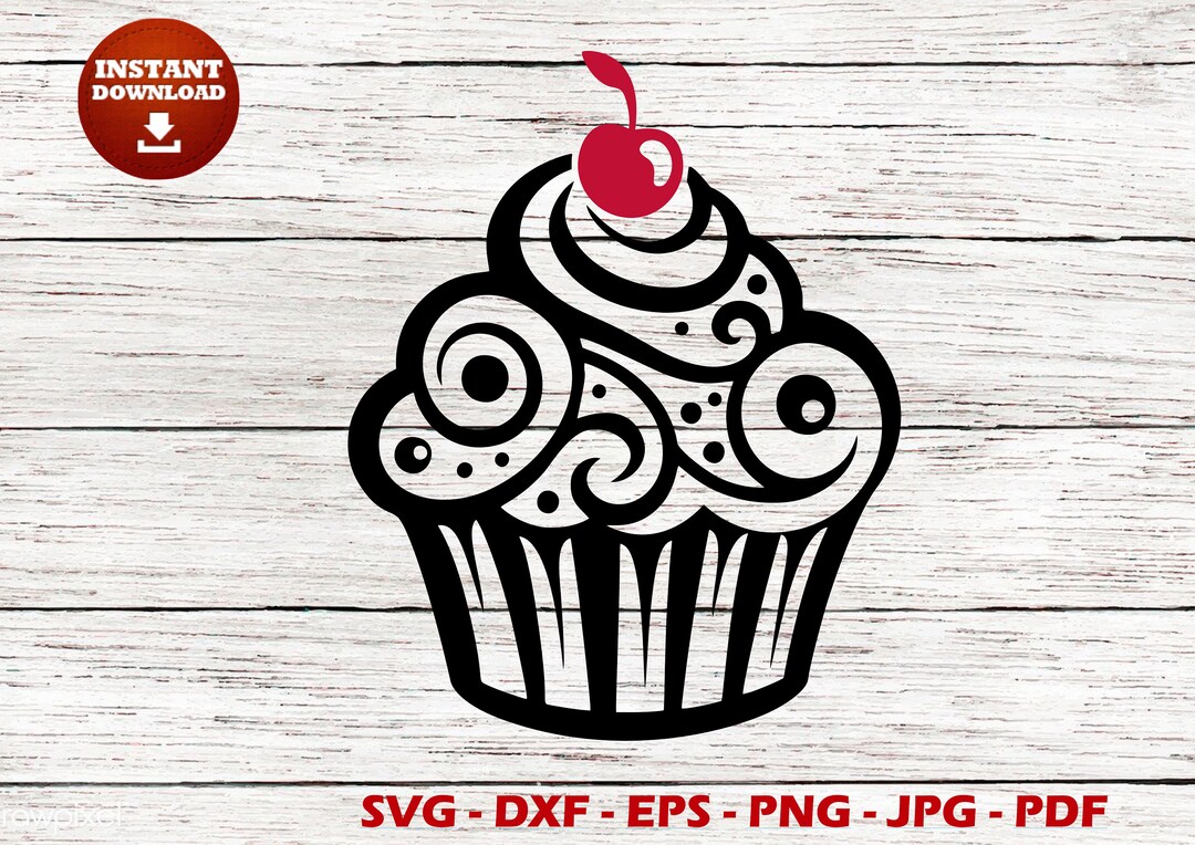 Cupcake SVG - Etsy