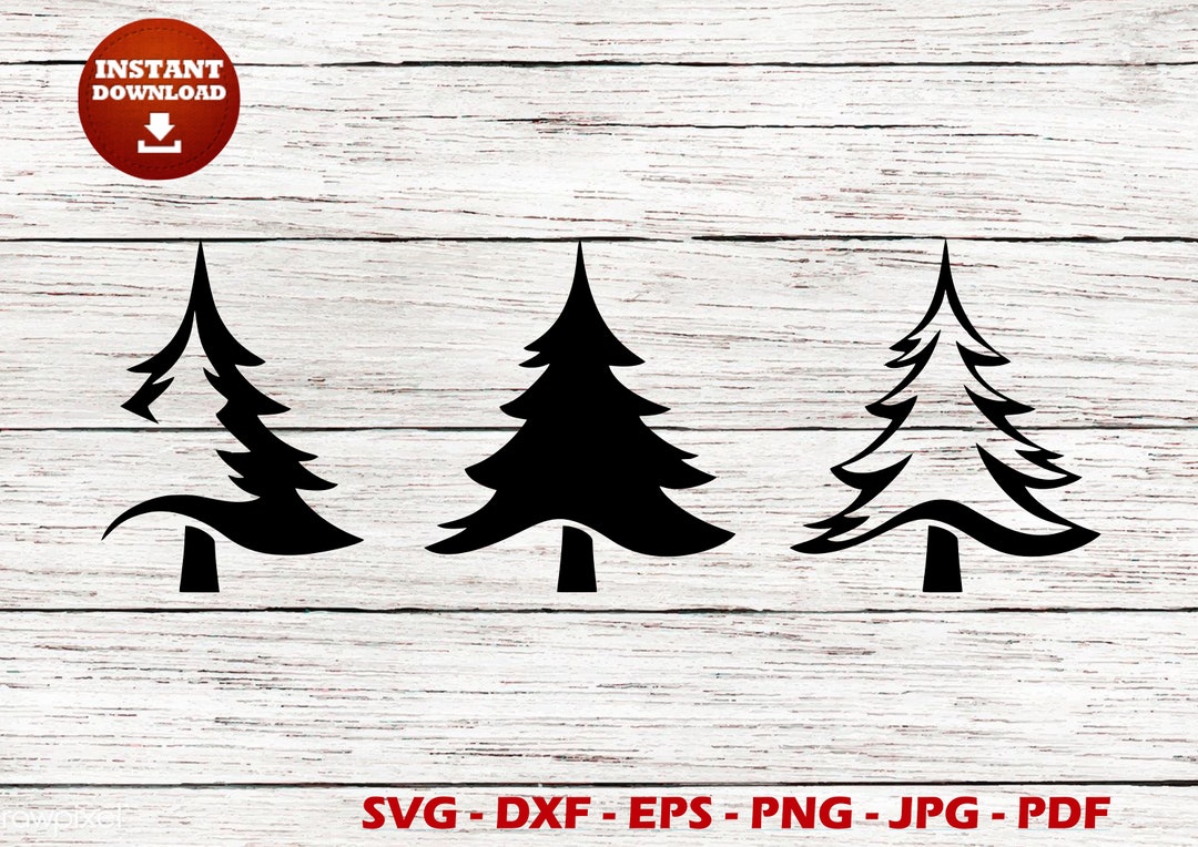 Christmas Trees SVG - Etsy