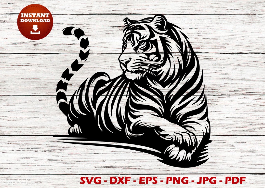 Tiger SVG - Etsy
