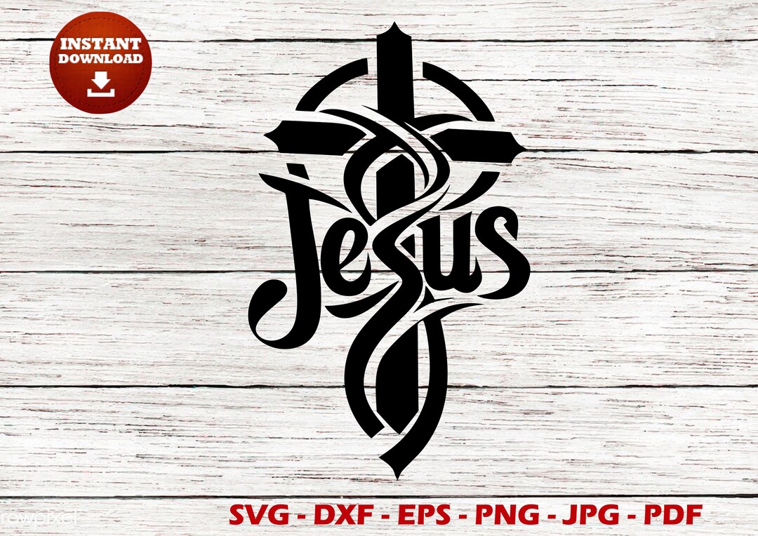 Jesus SVG - Etsy