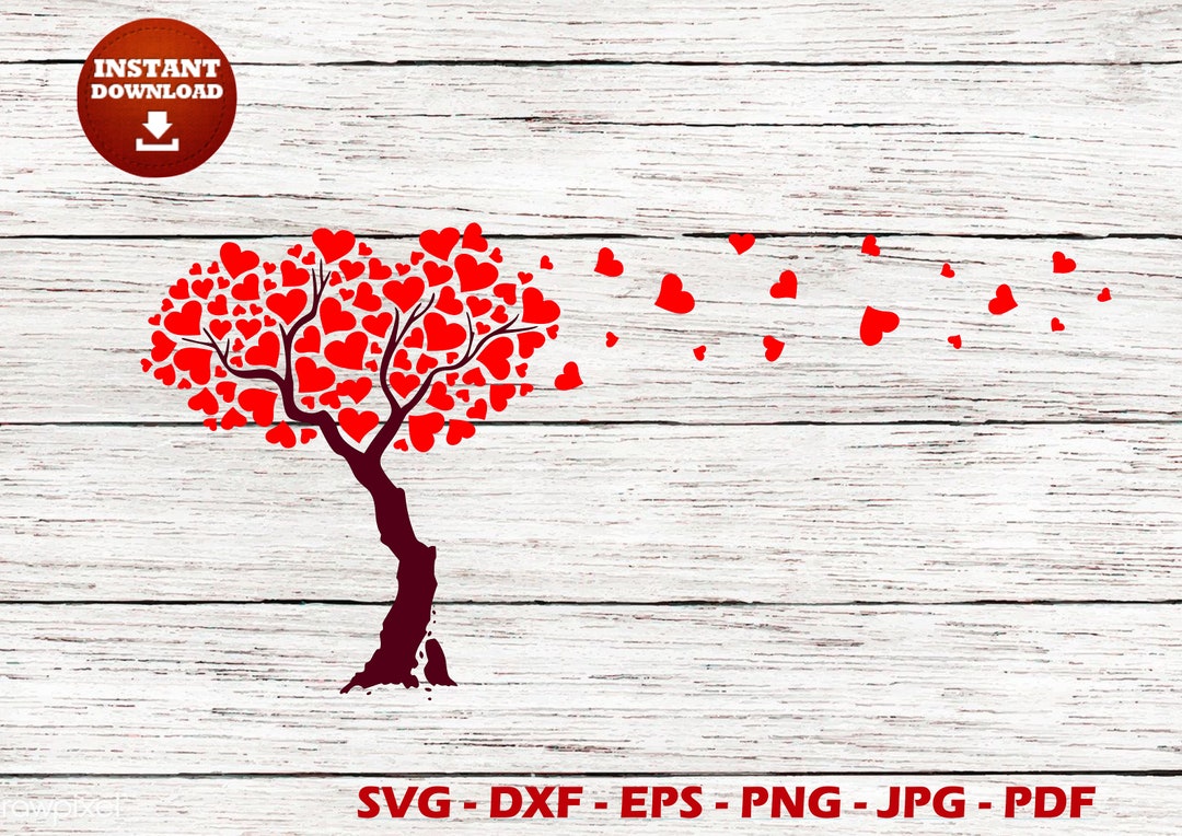 Tree of Love SVG - Etsy