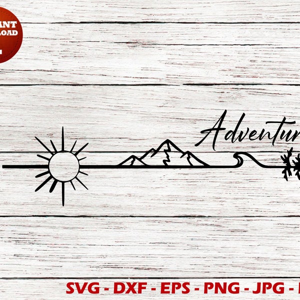 Adventure Awaits Svg - Etsy