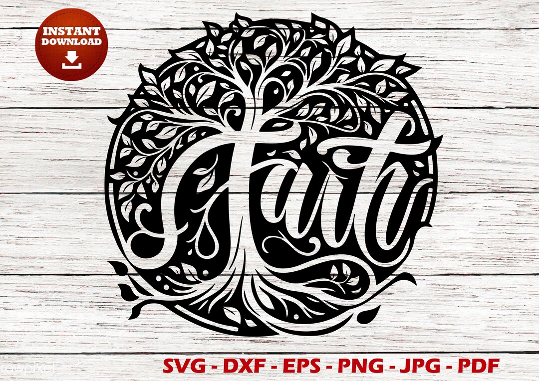 Faith Tree SVG - Etsy