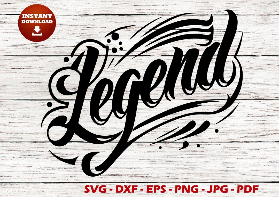 Legend SVG - Etsy
