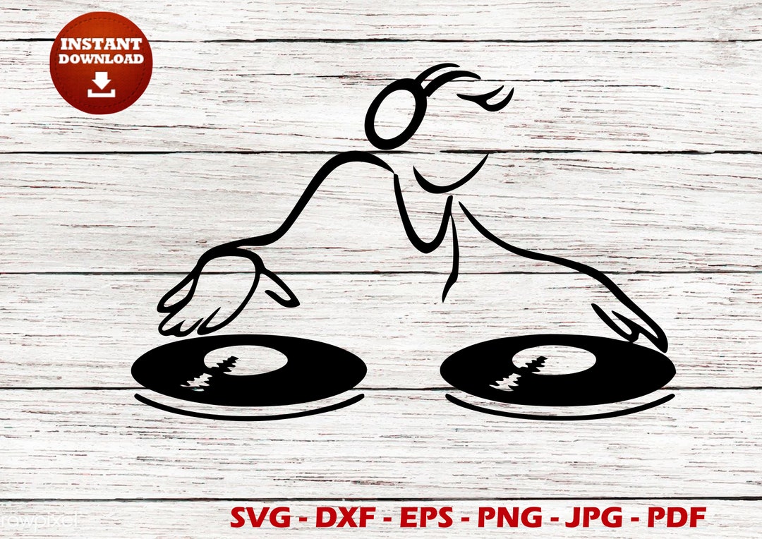 DJ SVG - Etsy