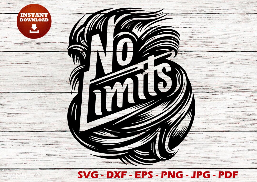 No Limits SVG - Etsy