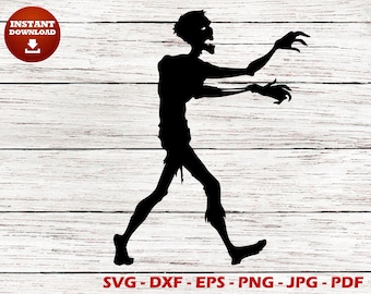 Zombie SVG Halloween Scary Zombies Ghoul Undead Monster - Etsy