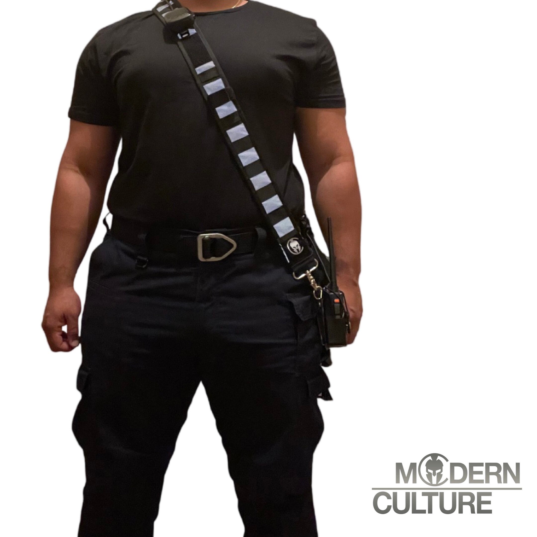 Modern Culture Gen.2 Silver Reflective Radio Strap - Etsy