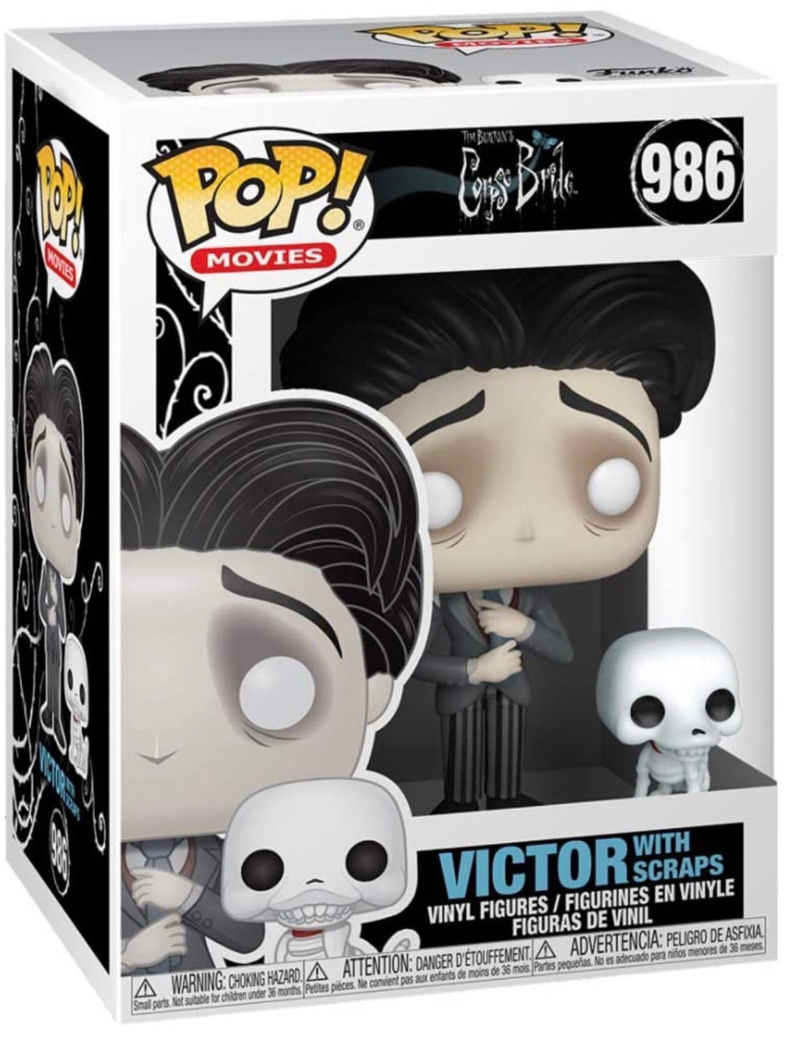 Funko Pop Corpse Bride Victor With Scraps 986 Brand New Etsy