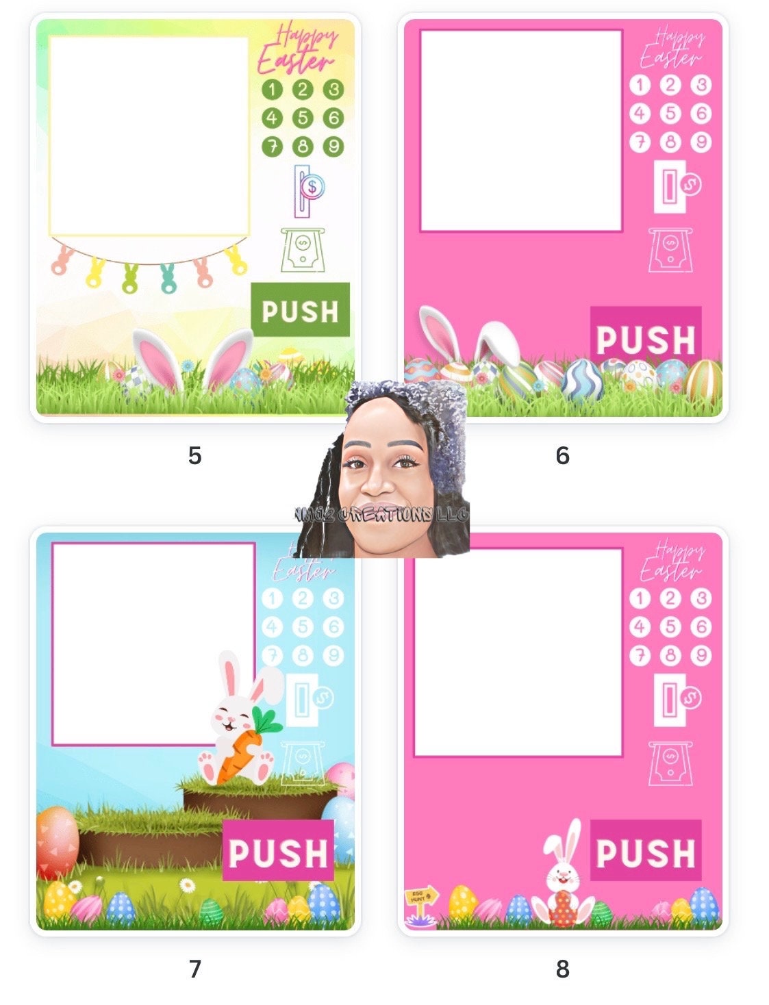Easter Vending Machine Templates - Etsy