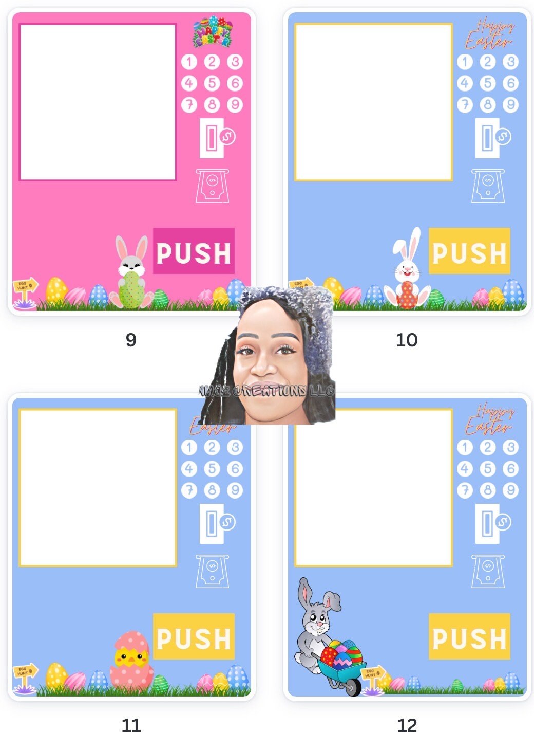 Easter Vending Machine Templates - Etsy