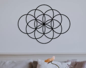 Geometric Metal Wall Art - Etsy