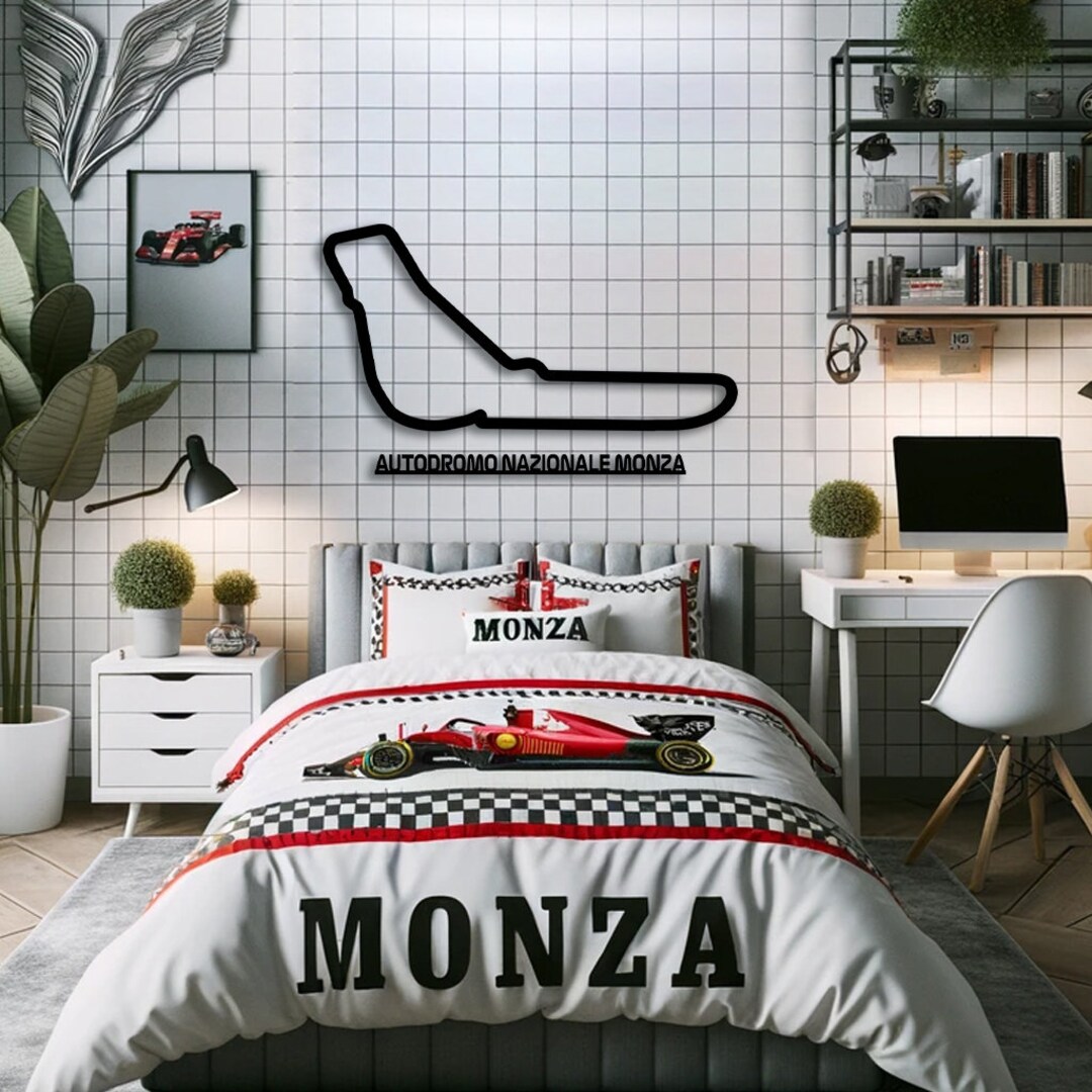 F1 Italian Grand Prix Metal Wall Art, Formula 1 Metal Wall Decor, Italy ...