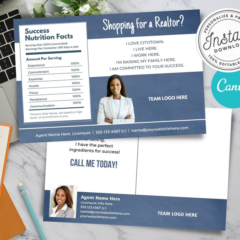 Realtor Postcards - Etsy