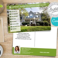 Spring Real Estate Postcard, Spring Real Estate Marketing, Spring ...