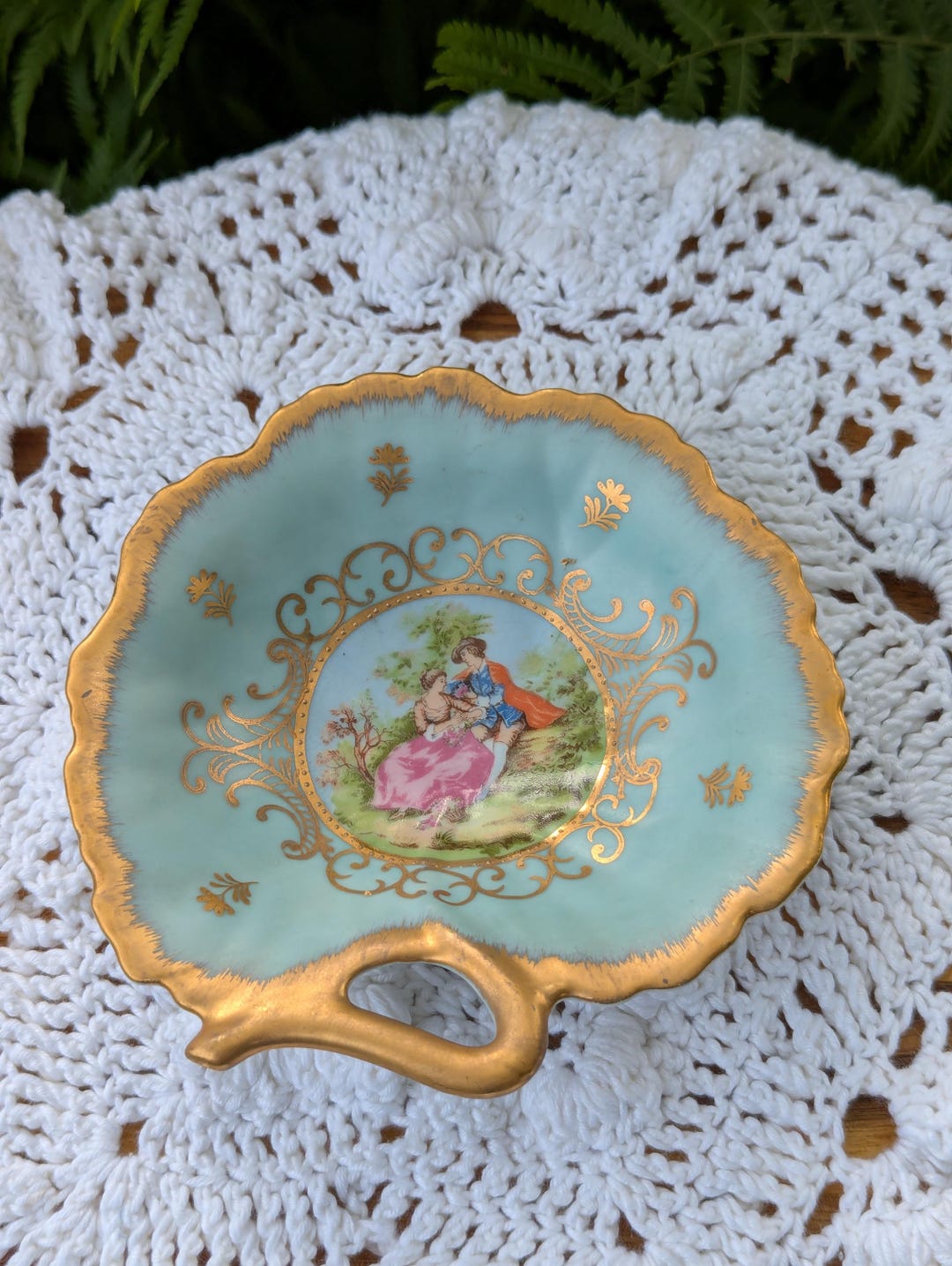 Victorian Ring Dish Vintage Lefton Candy Dish Trinket Dish Victorian ...