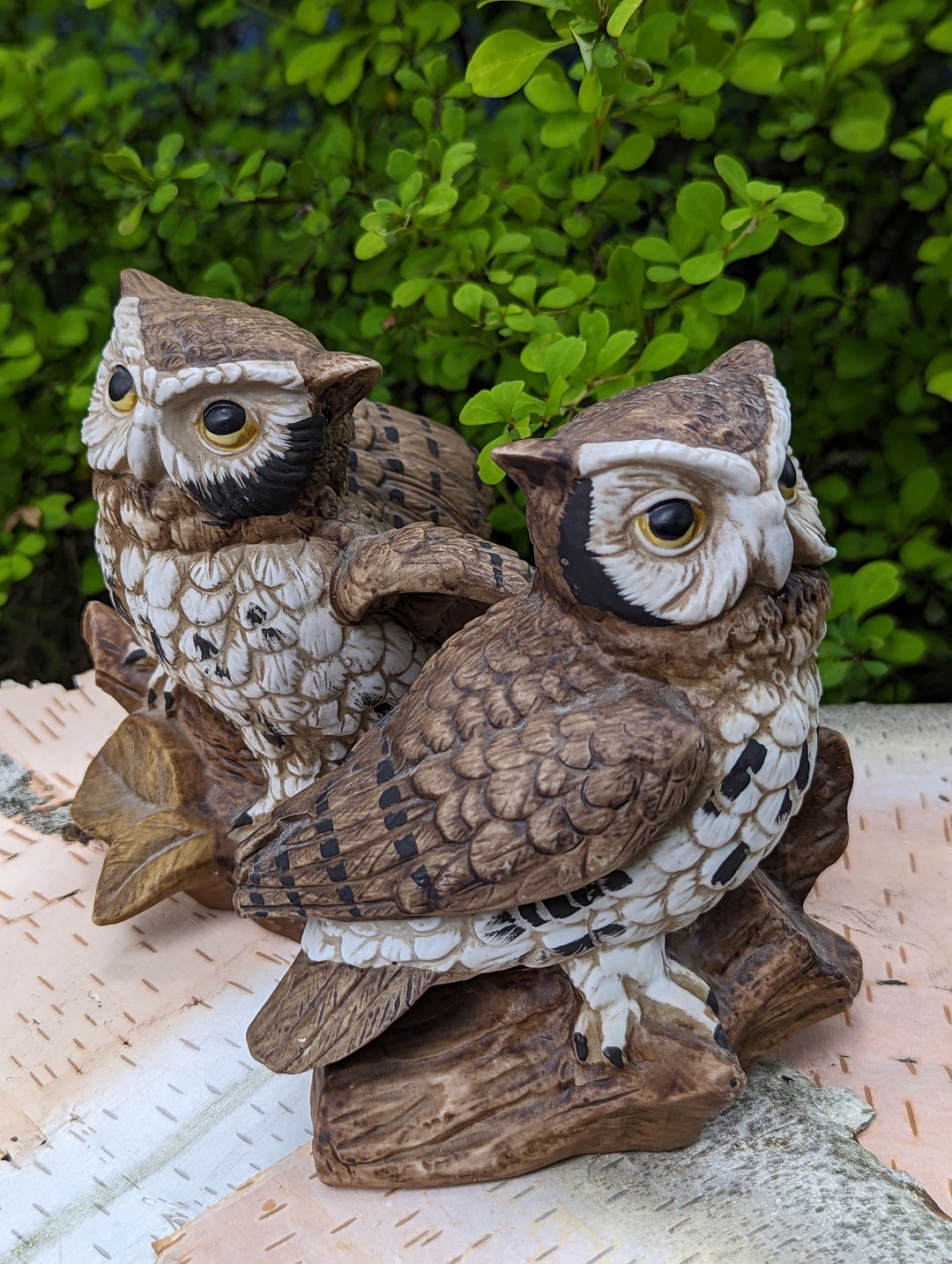 Owl Figurine Wise Old Owl Country Figurines Owl Collectible Owl Statue ...