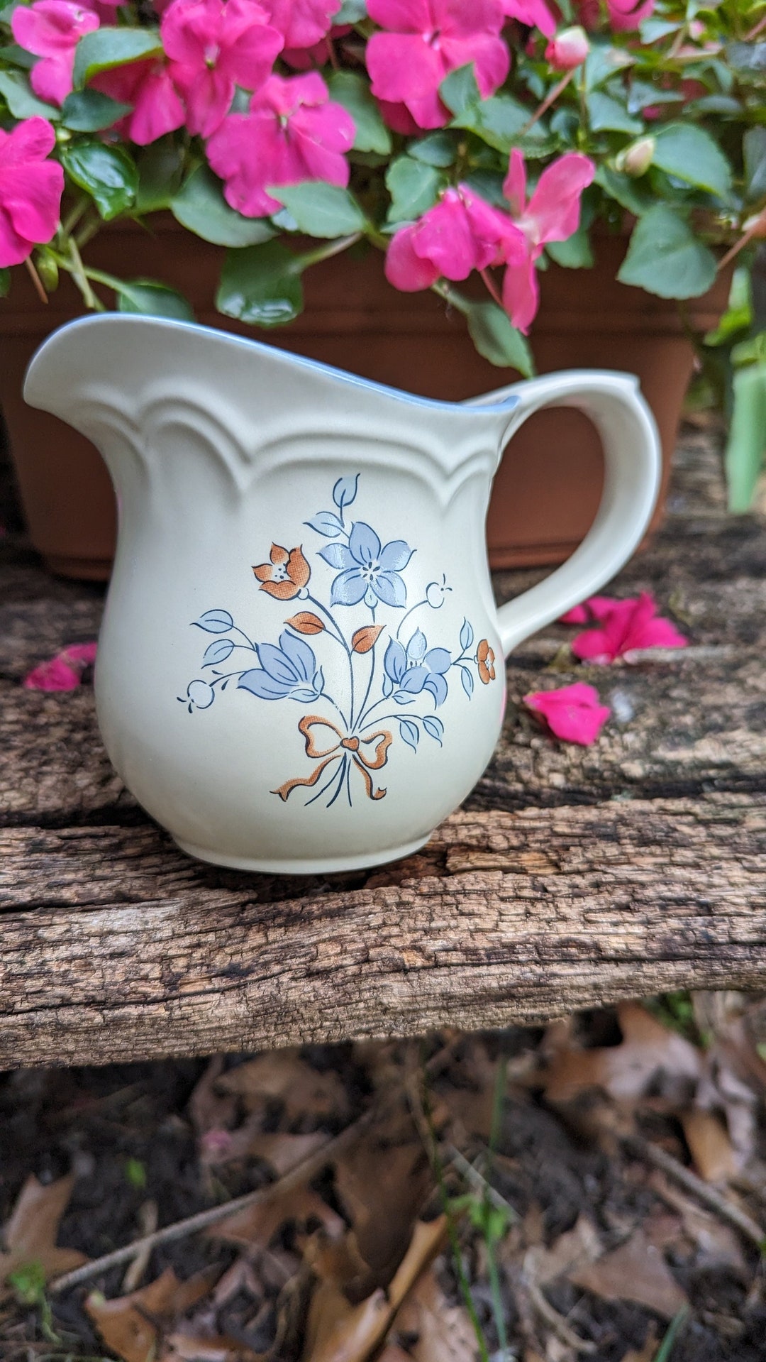 Small Stoneware Pitcher Cream Pitcher Small Pitcher Little Pitcher ...