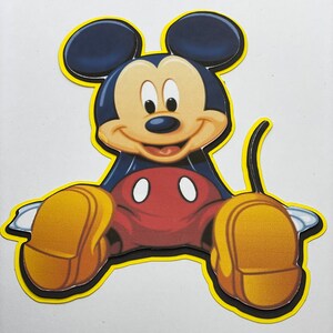 Mickey Mouse Topper Set - Etsy UK