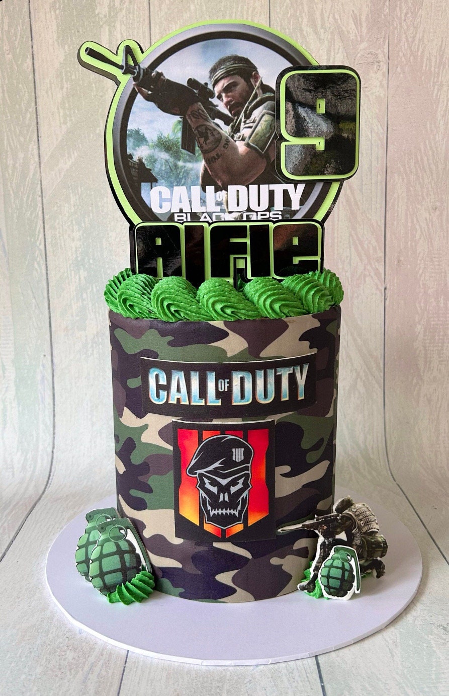 Call of Duty Cake Topper - Etsy UK