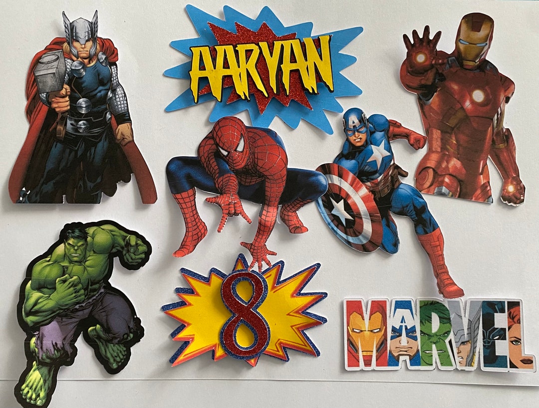 Marvel Topper Set - Etsy