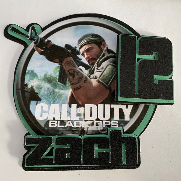 Call of Duty Cake Topper - Etsy UK